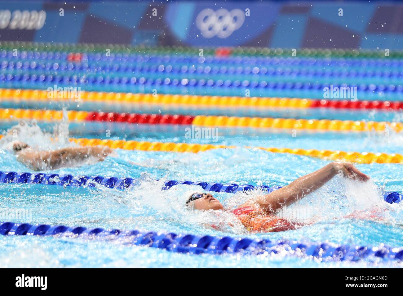 Tokyo, Japan. 31st July, 2021. Liu Yaxin (R) of China competes during ...
