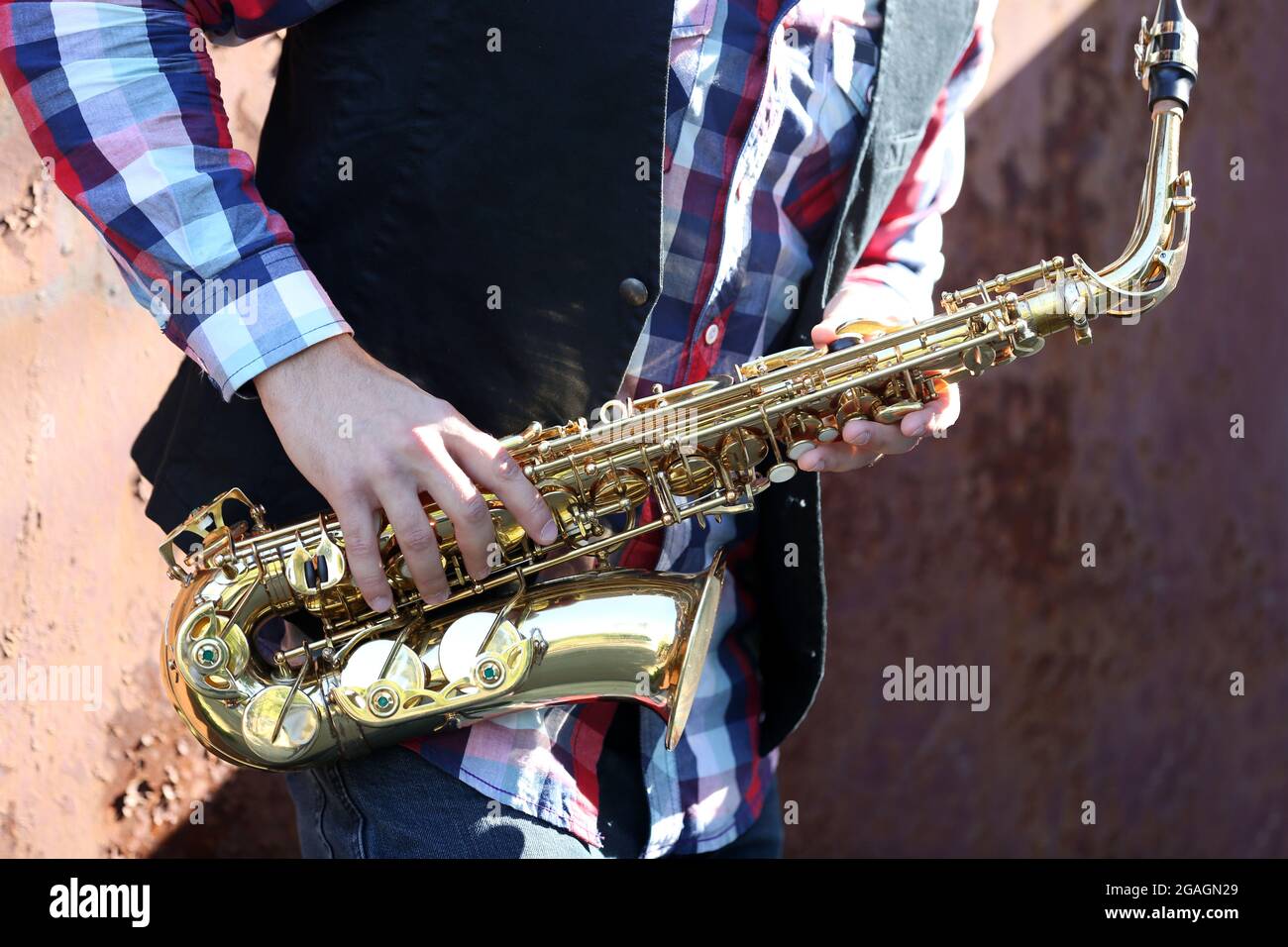 Old saxophone notes musical instrument hi-res stock photography and ...
