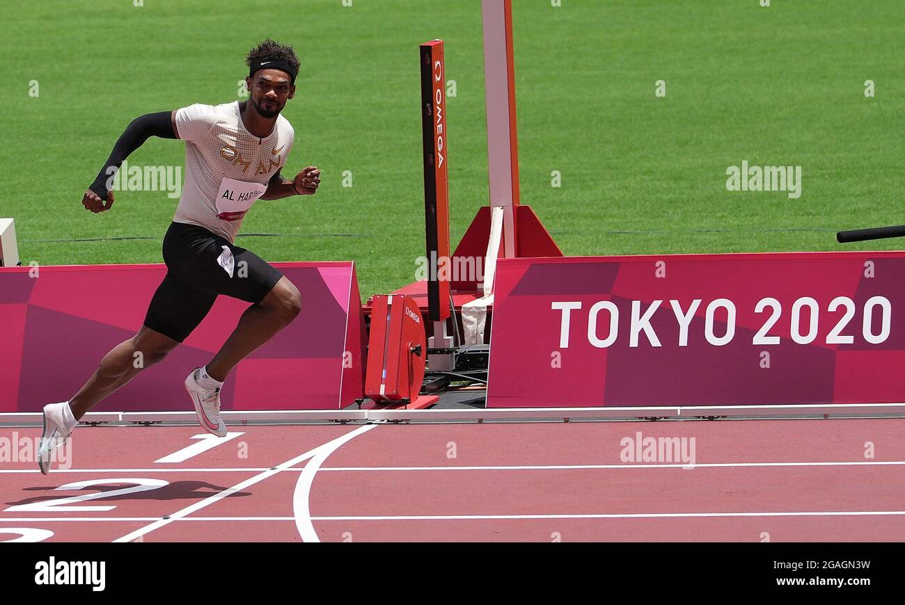 Tokyo, Japan. 31st July, 2021. Barakat Al Harthi of Oman competes ...