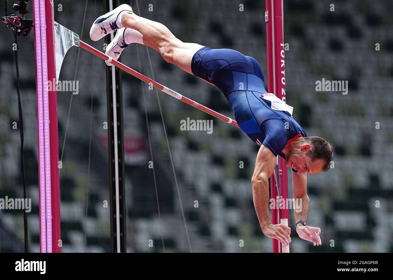 Tokyo, Japan. 31st July, 2021. Athletics: Olympics, Pole Vault, Men ...