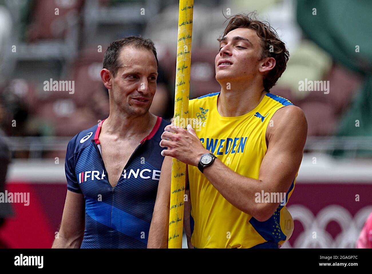 Tokyo, Japan. 31st July, 2021. Athletics: Olympics, men's pole vault ...