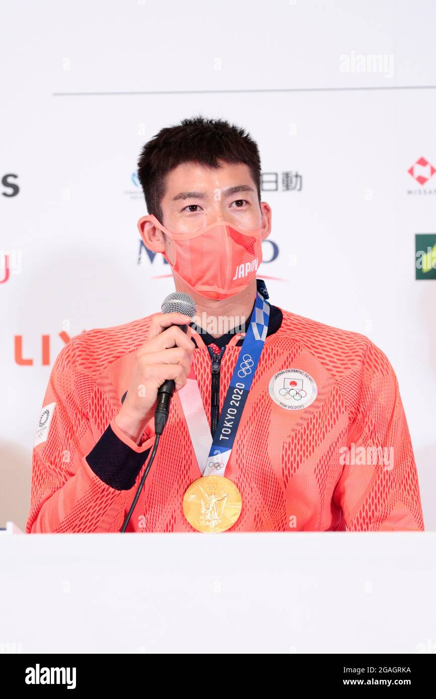Tokyo, Japan. 31st July, 2021. Kazuyasu Minobe (JPN) Fencing : Men's ...