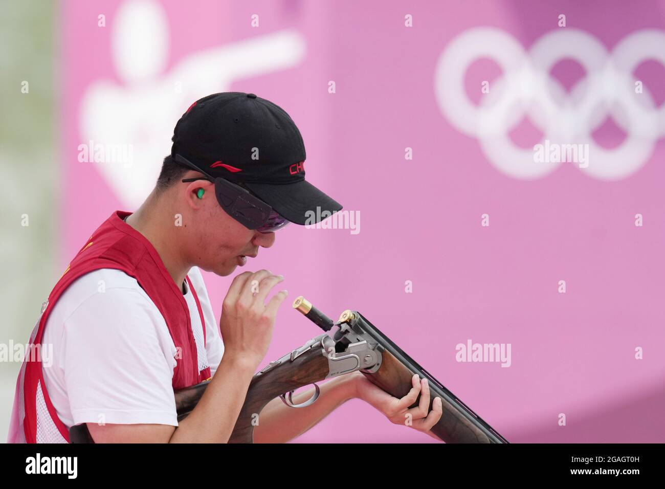 Tokyo, Japan. 31st July, 2021. Yu Haicheng of China competes during the ...
