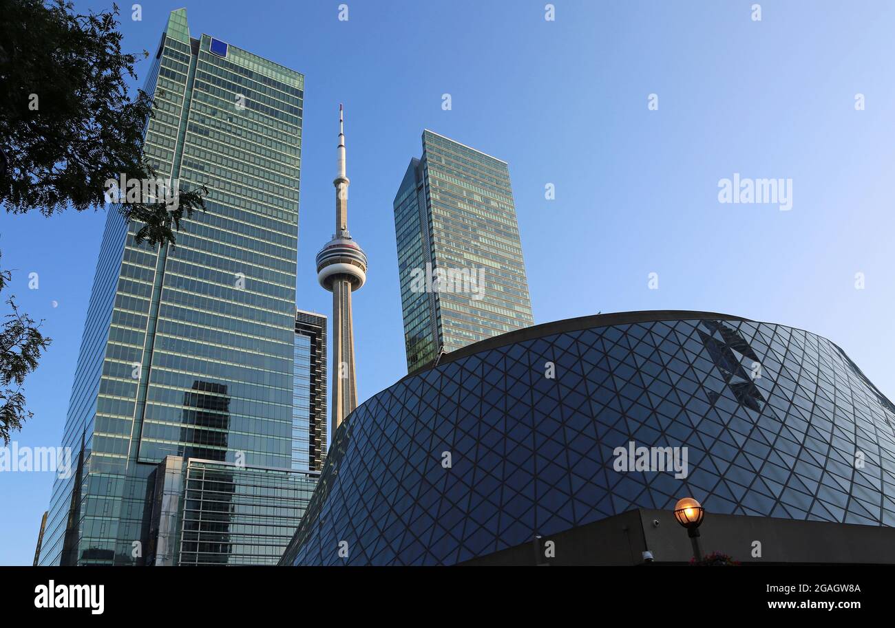 Iconic buildings of Toronto, Canada Stock Photo - Alamy