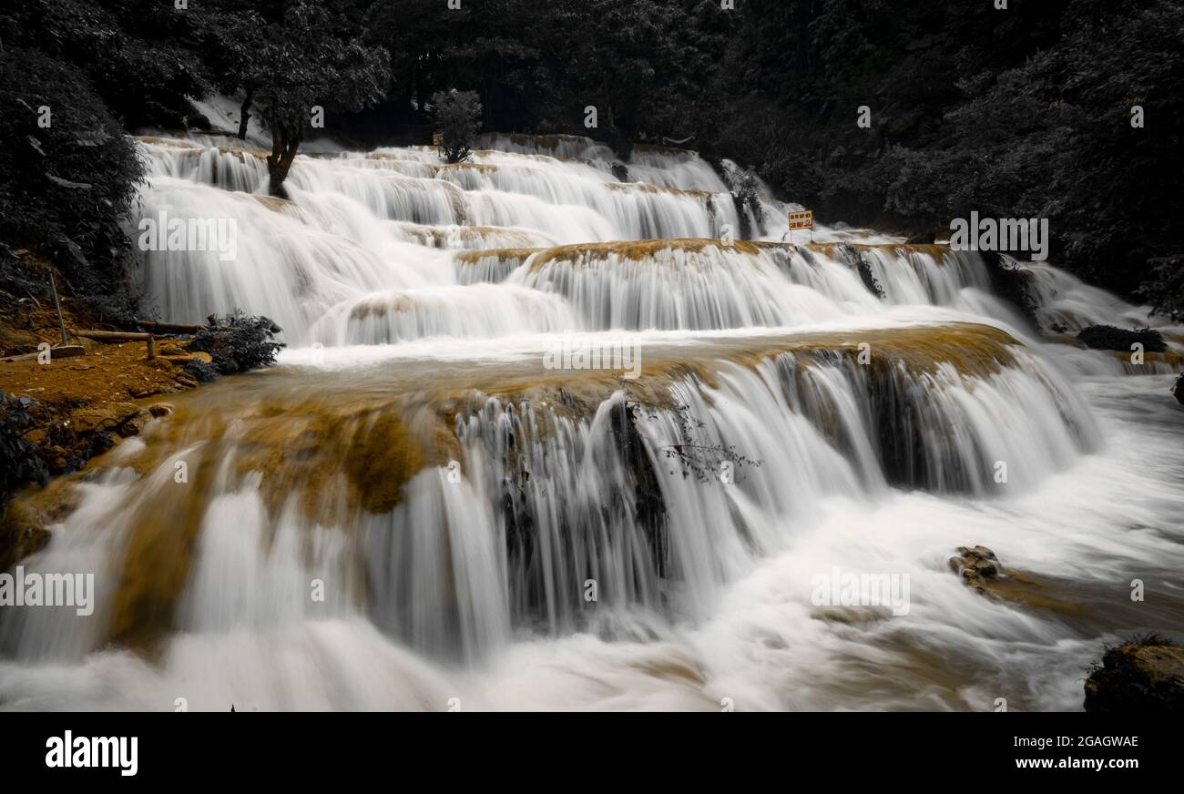 Hieu waterfall hi-res stock photography and images - Alamy