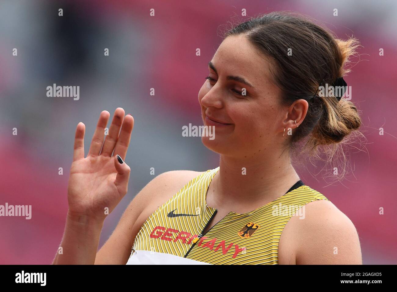 Tokyo, Japan. 31st July, 2021. Athletics: Olympics, discus throw, women ...