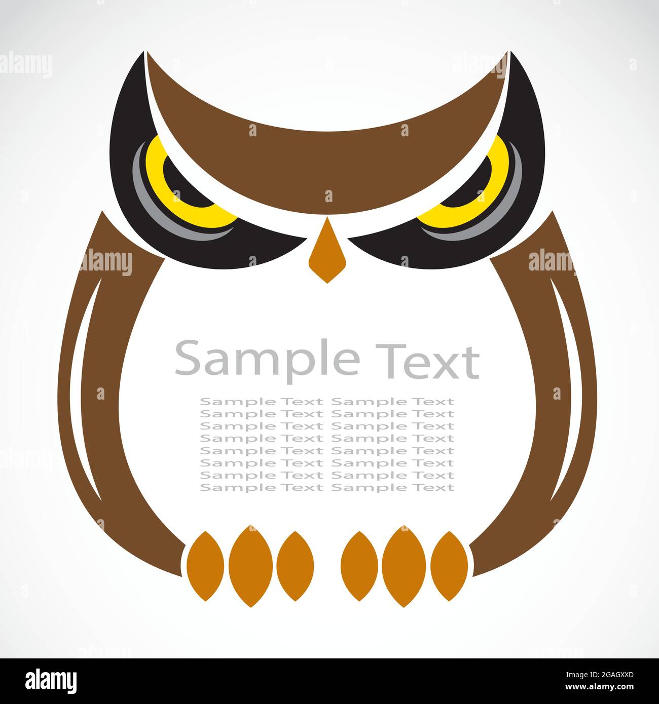 Wise owl design Stock Vector Images - Alamy