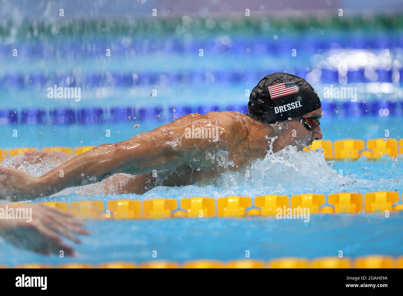 Tokyo, Japan. 31st July, 2021. Caeleb DRESSEL (USA) sets a new World ...