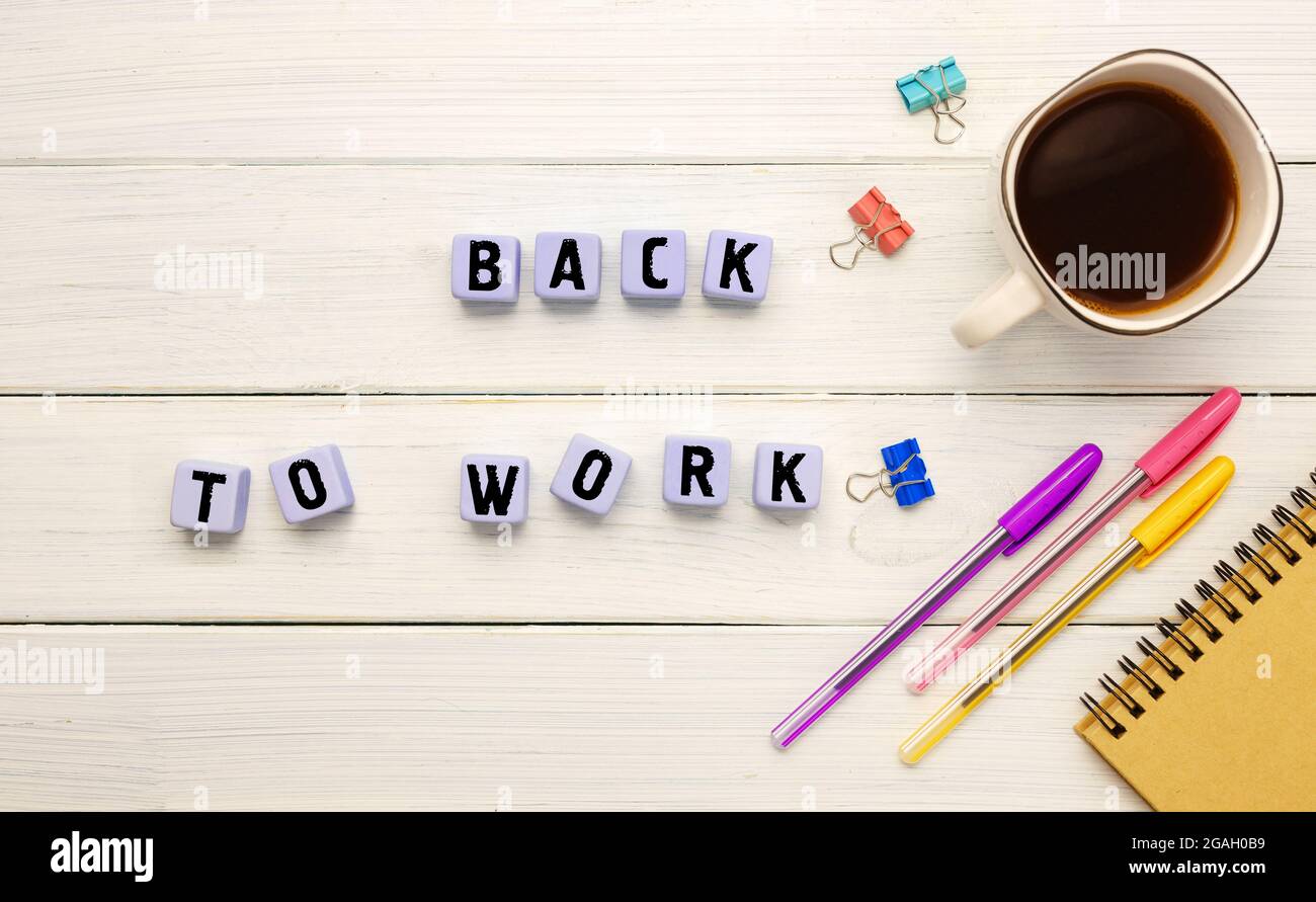 Back To Work Background
