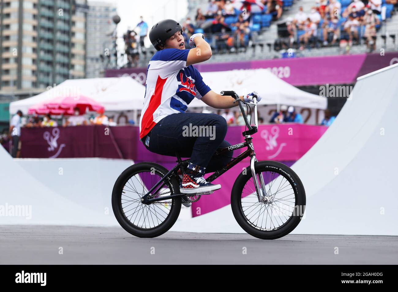Tokyo, Japan. 31st July, 2021. ROBERTS Hannah (USA) Cycling : BMX ...