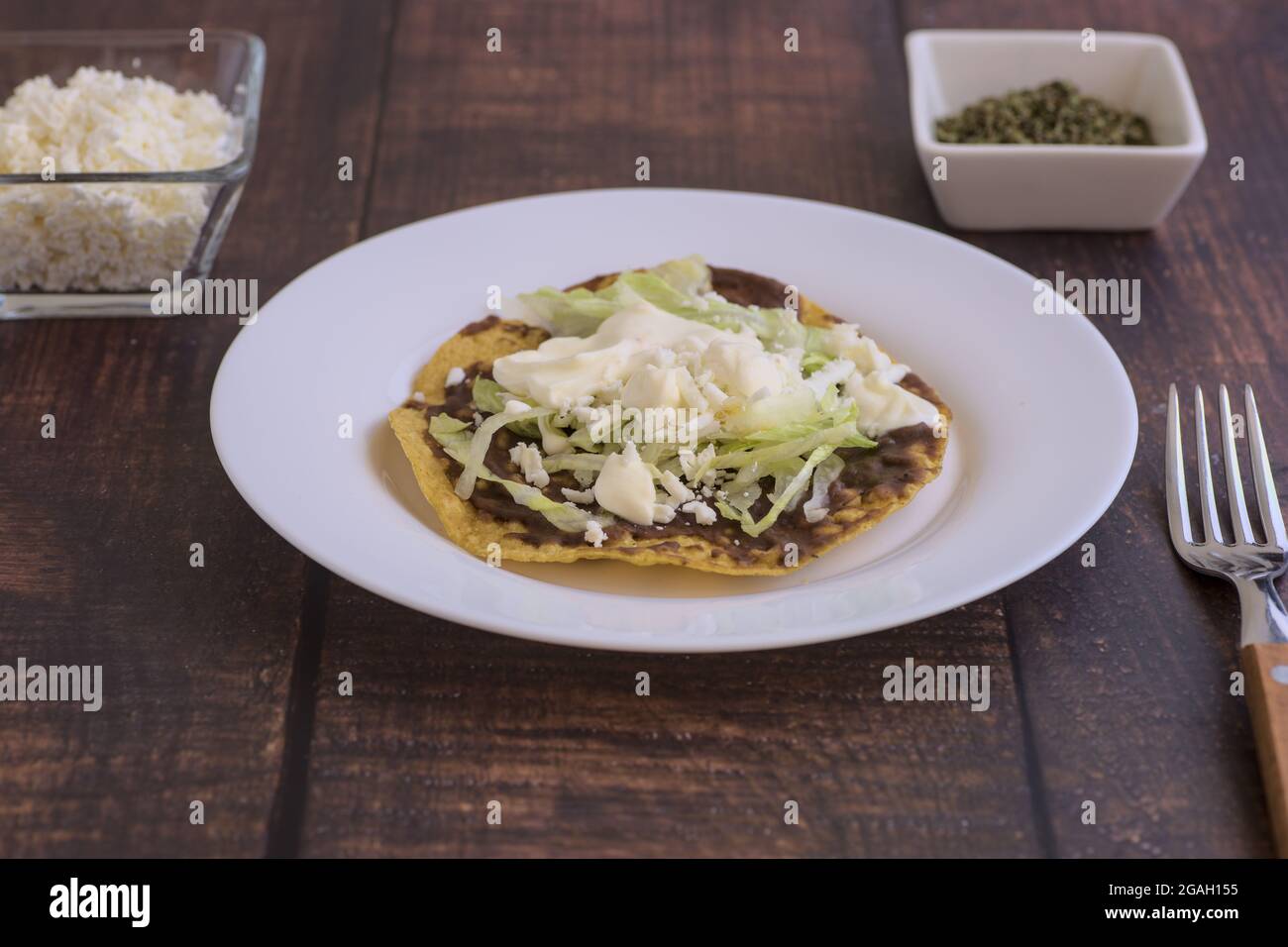 Tostadas mexicana hi-res stock photography and images - Alamy