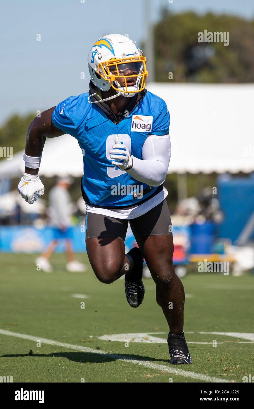 9 during training camp at jack hammett sports complex hi-res stock ...
