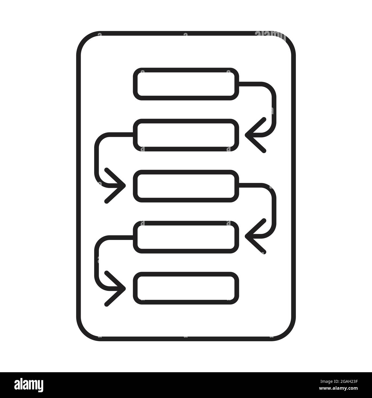 Projectplanning Icoon Project Planning Icons Vector Outline & Glyph,