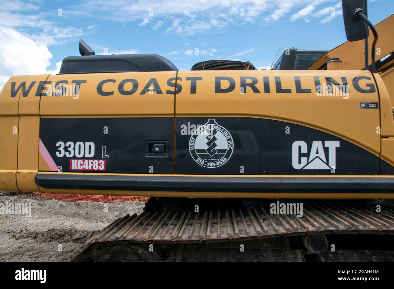 Excavators and bulldozers work on this road project on Sherwin Grade in ...