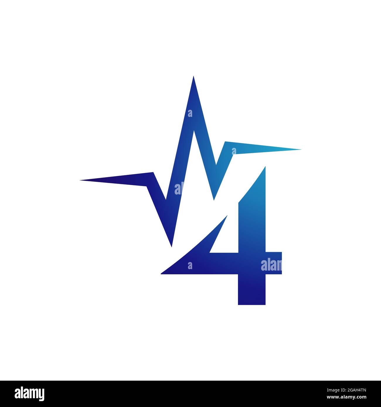 Heartbeat shape illustration black creative hi-res stock photography ...