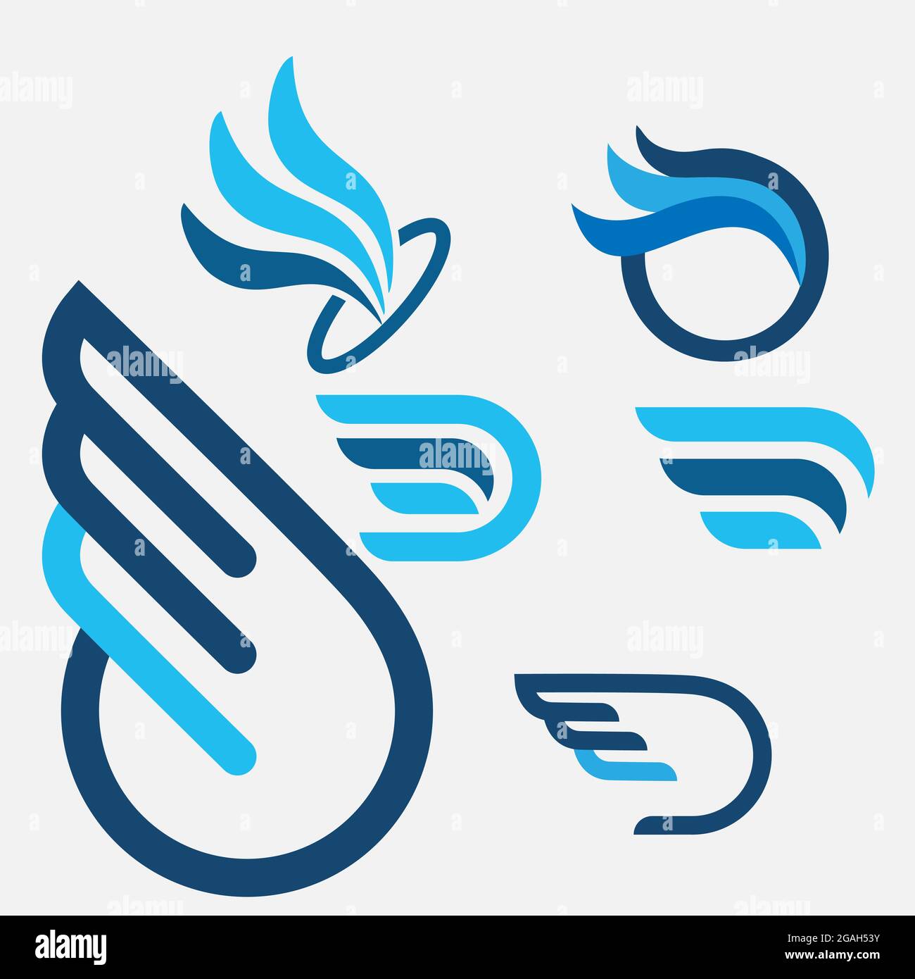 Abstract wings hi-res stock photography and images - Alamy