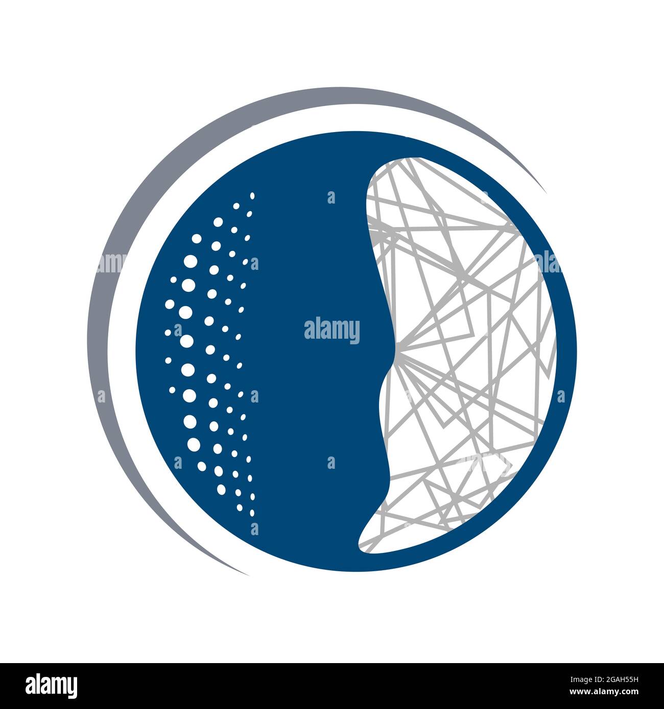 creative brand sign orthopedic bone implants logo design vector of ...