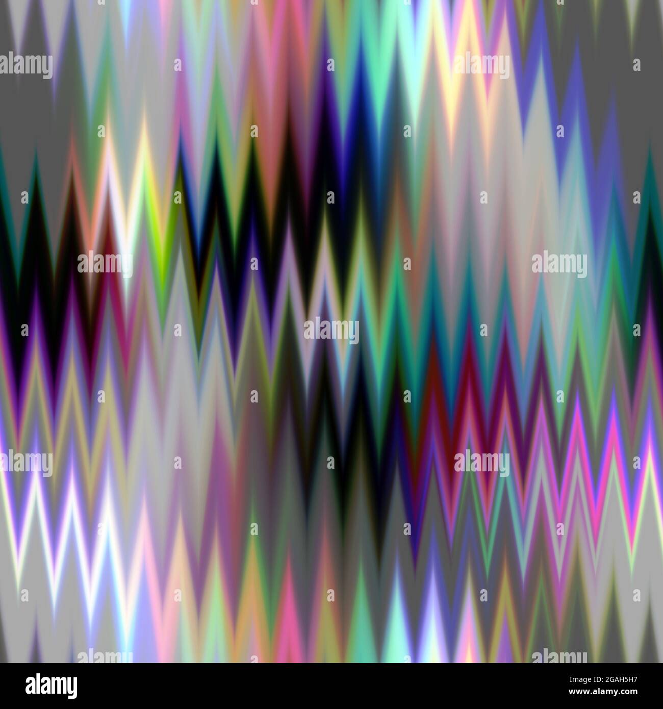 Blurred solarized ombre chevron seamless texture. Trendy soft multicolor digital lens flare ...