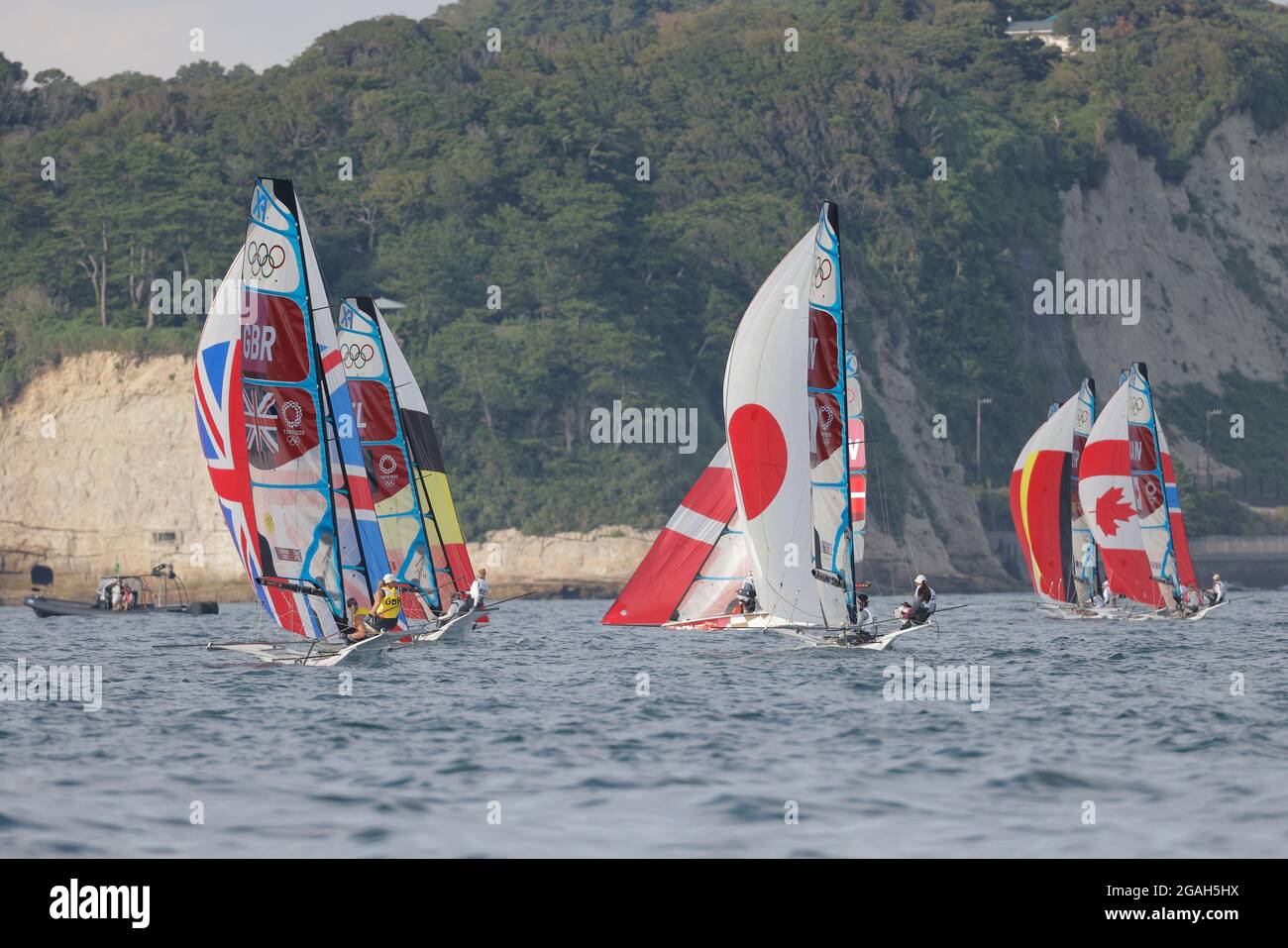 Kanagawa, Japan. 30th July, 2021. DOBSON Charlotte and TIDEY Saskia ...