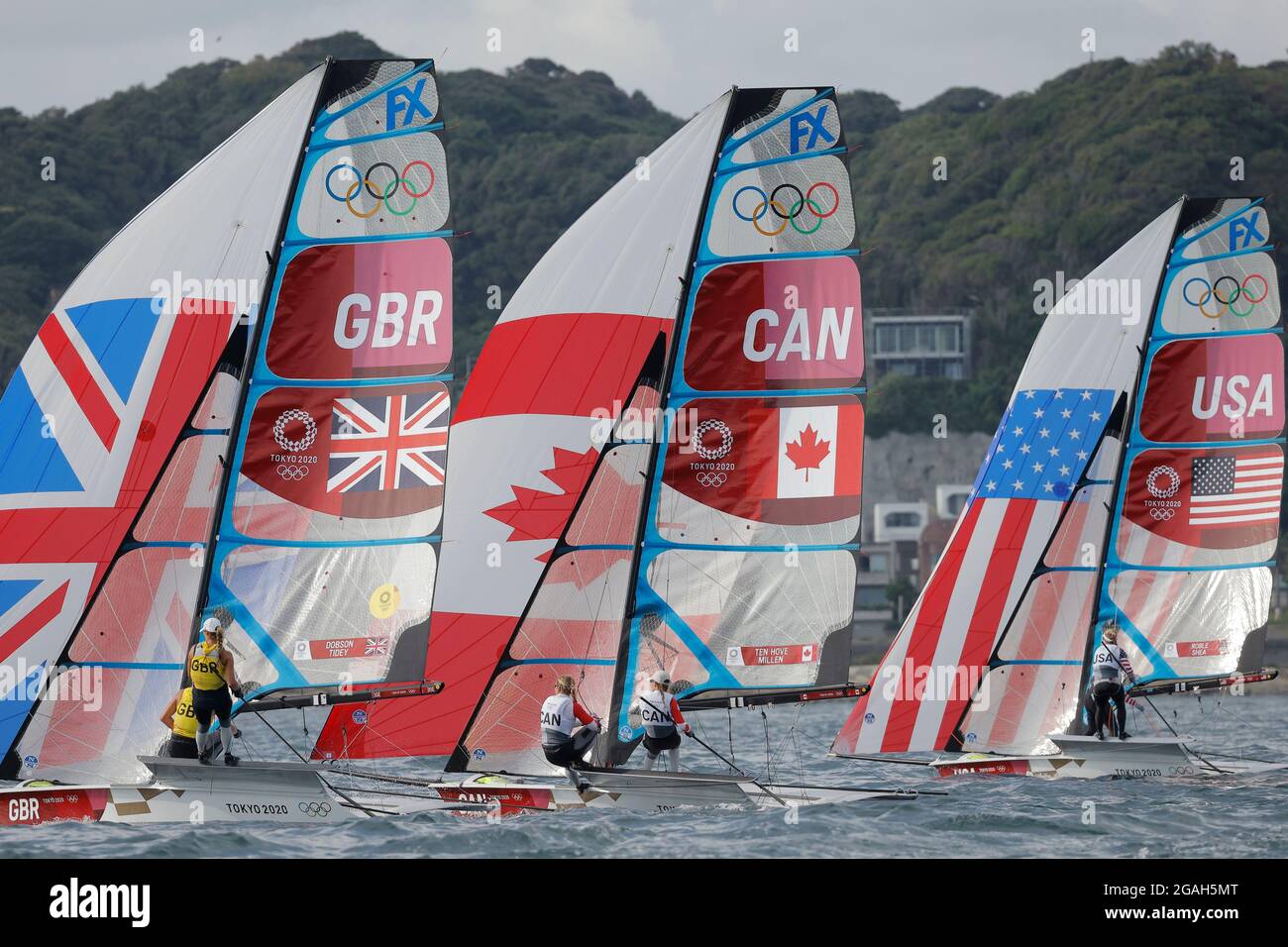Kanagawa, Japan. 30th July, 2021. DOBSON Charlotte and TIDEY Saskia ...