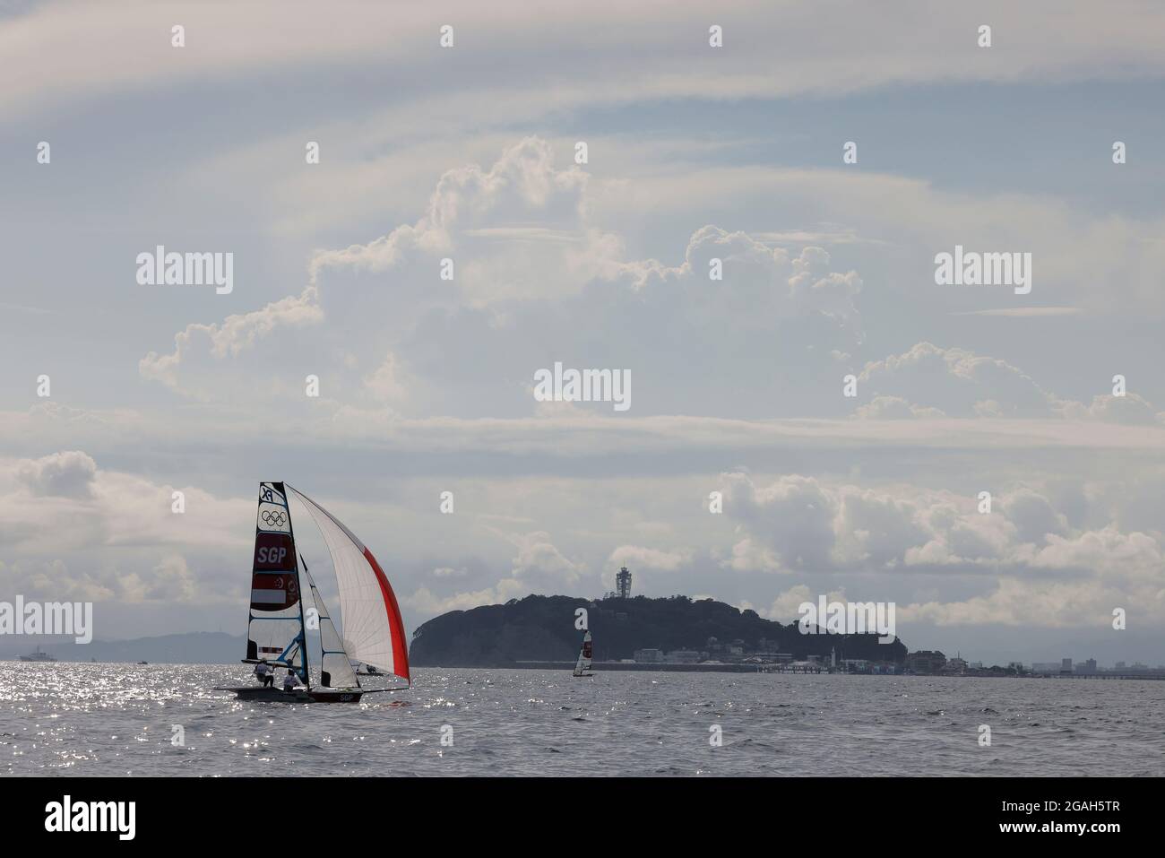 Kanagawa, Japan. 30th July, 2021. LIM Kimberly Min and LOW Rui Qi ...
