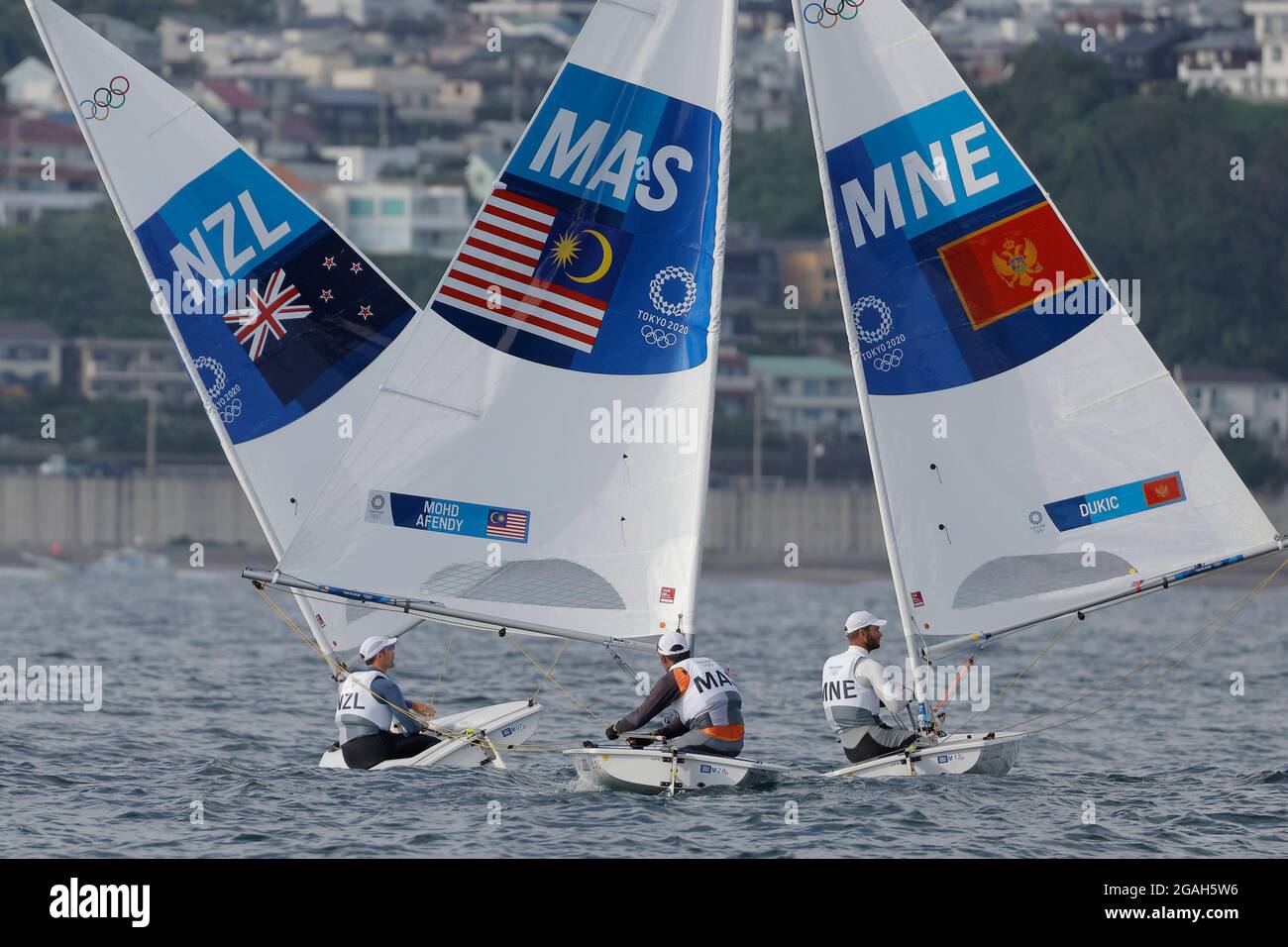 Kanagawa, Japan. 30th July, 2021. Men's One Person Dinghy - Laser (MAS ...