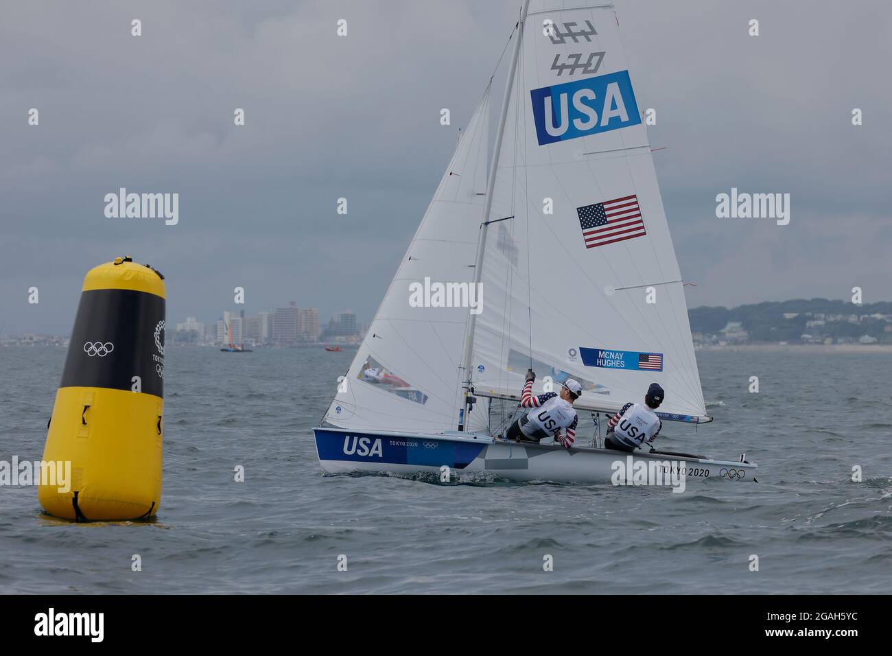 Kanagawa, Japan. 30th July, 2021. McNAY Stuart and HUGHES David (USA ...
