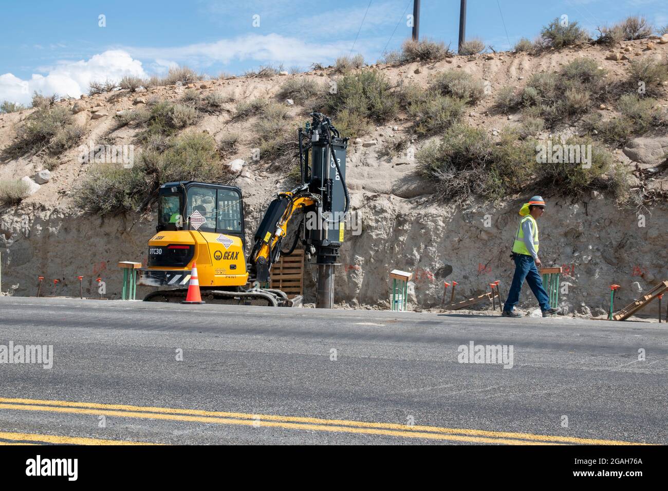 Drills, bulldozers and water trucks are some of the vehicles used on ...