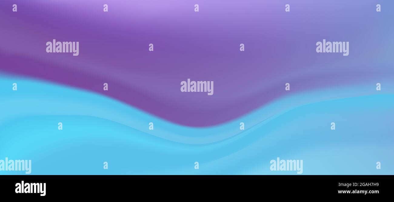 Abstract liquid background design, violet and blue paint color flow ...