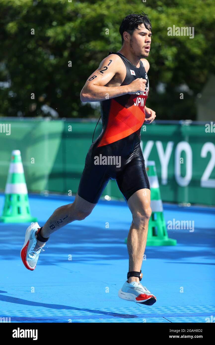 Tokyo, Japan. 31st July, 2021. Kenji Nener (JPN) Triathlon : Mixed ...