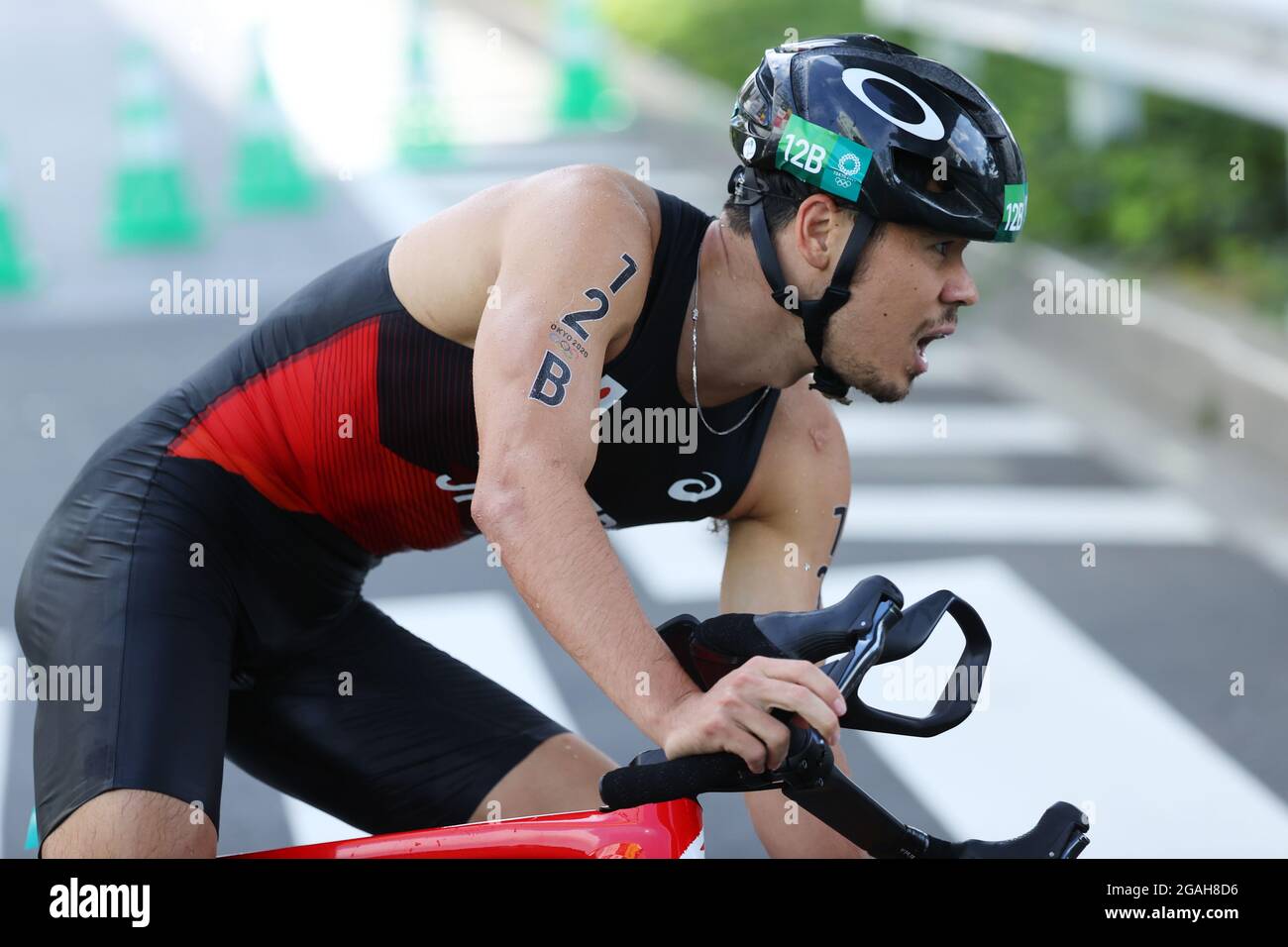 Tokyo, Japan. 31st July, 2021. Kenji Nener (JPN) Triathlon : Mixed ...