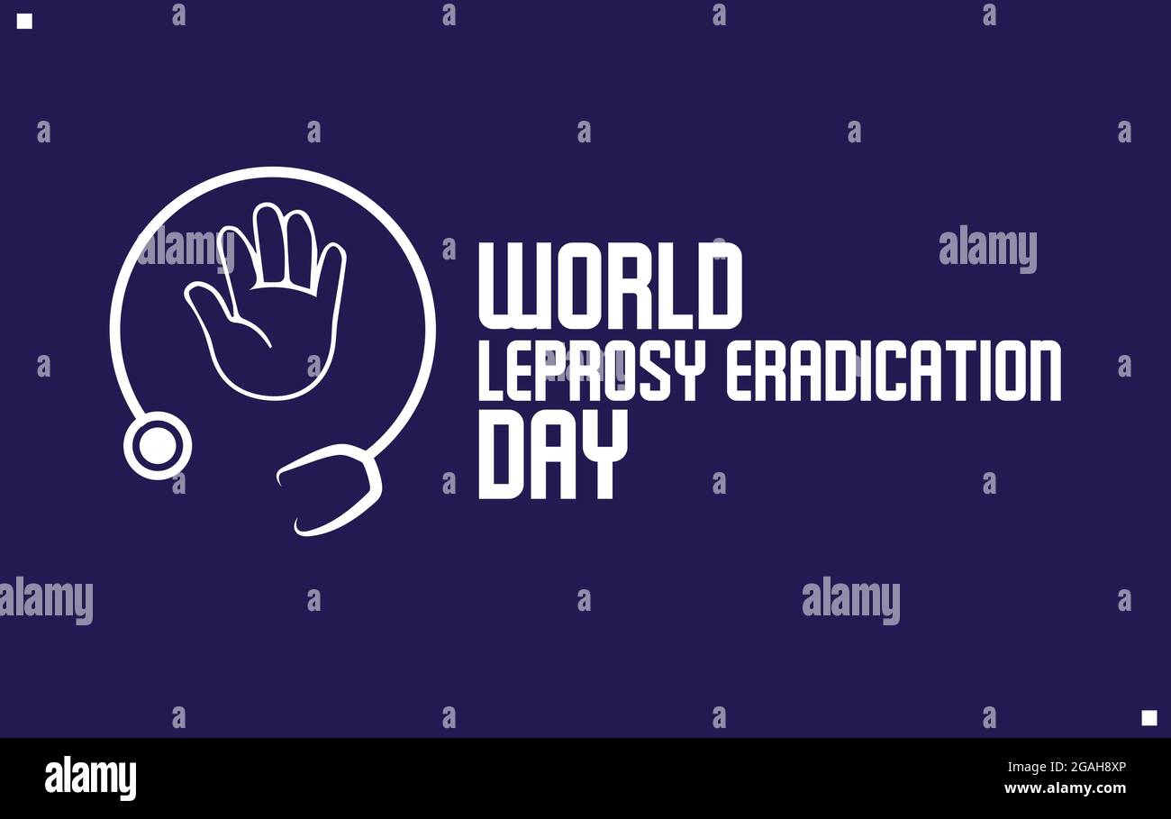 World Leprosy Eradication Day vector template Stock Vector Image & Art ...