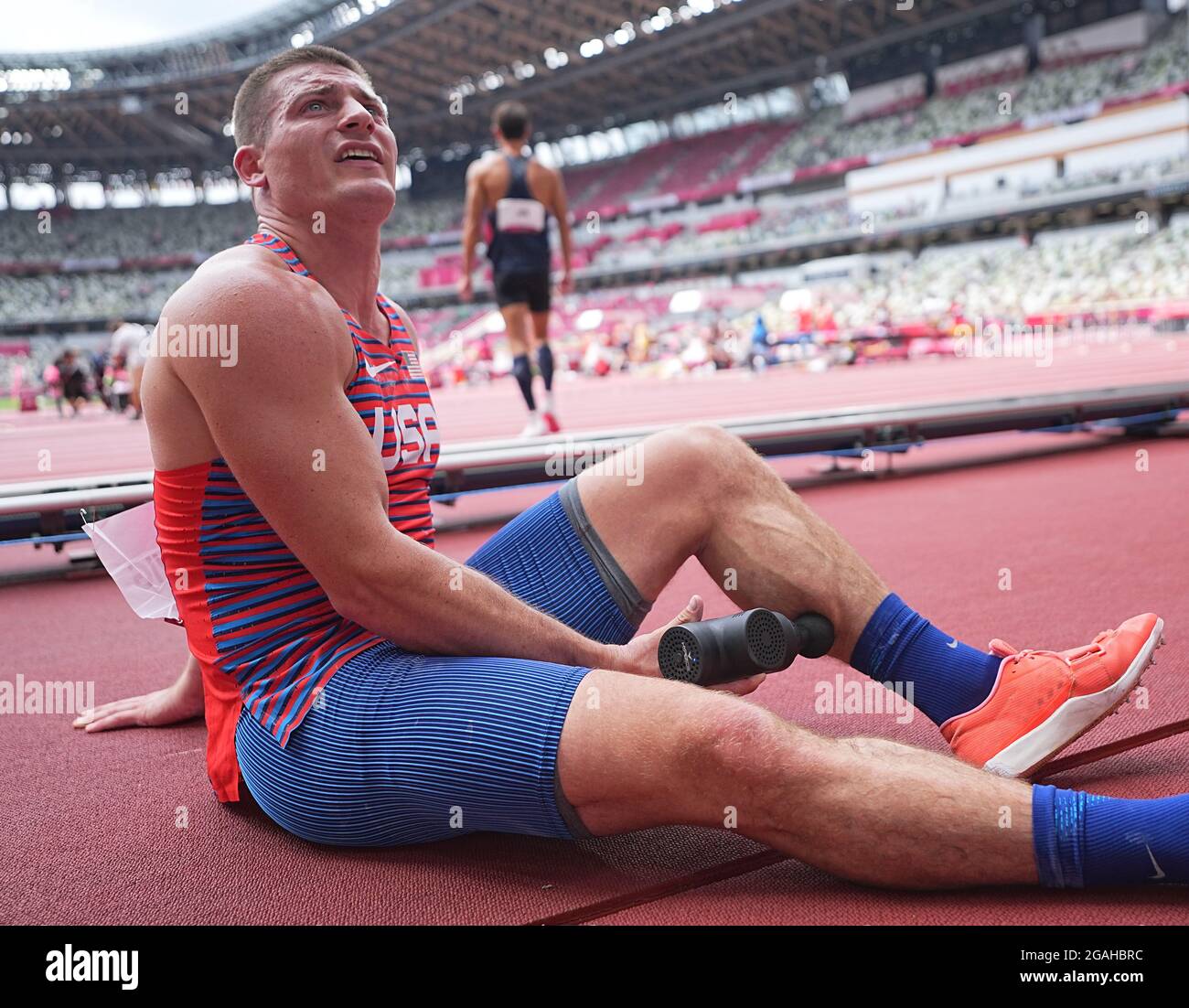 Tokyo, Japan. 31st July, 2021. Athletics: Olympics, men's pole vault ...