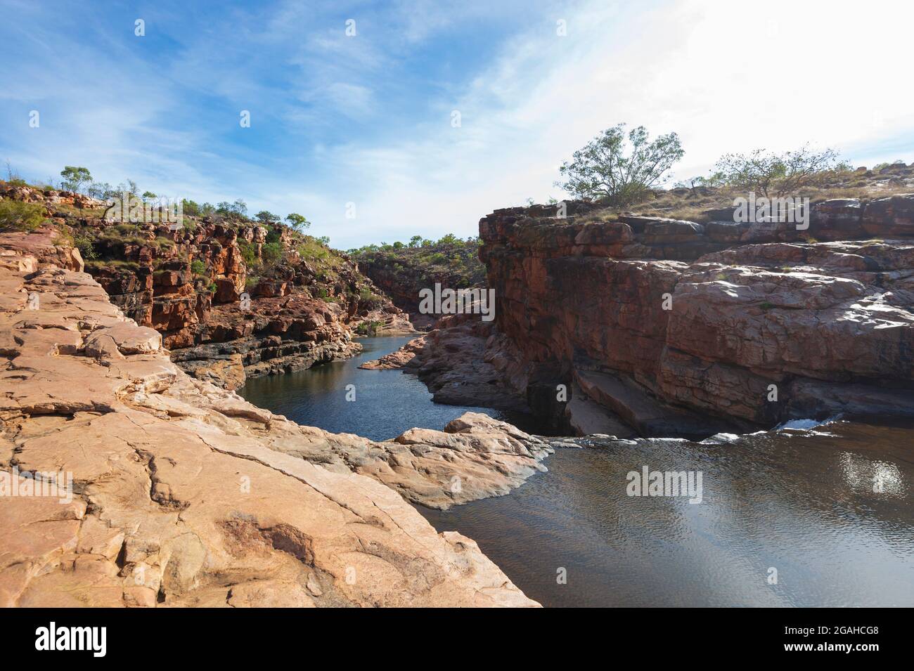 View over Bell Gorge, a renowned destination in the Kimberley Region ...