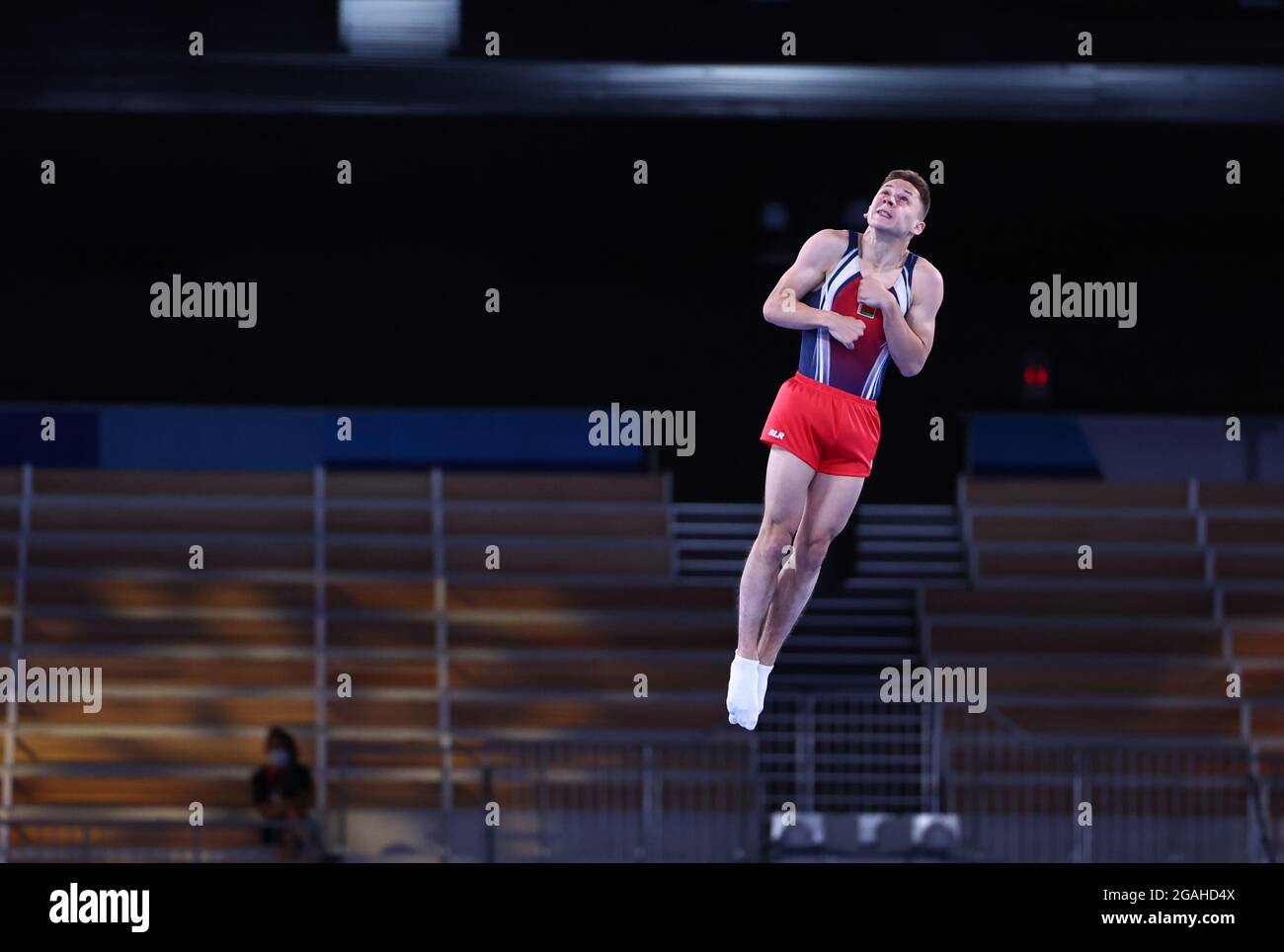 Tokyo, Japan. 31st July, 2021. Ivan Litvinovich of Belarus competes ...