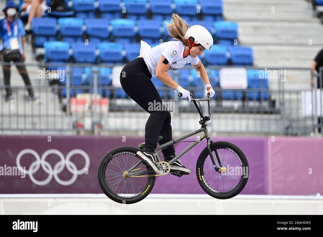 Tokyo, Japan. 31st July, 2021. Lara LESSMANN (GER), Cycling BMX ...