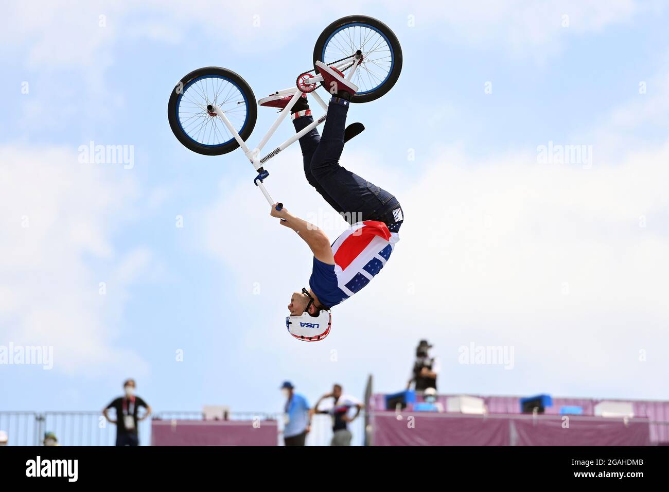 Tokyo, Japan. 31st July, 2021. Justin DOWELL (USA), Cycling BMX ...