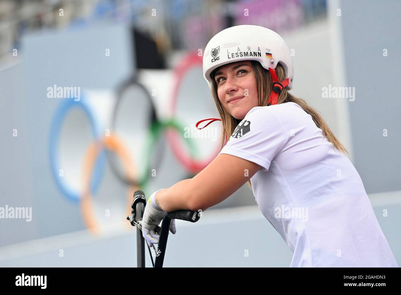 Tokyo, Japan. 31st July, 2021. Lara LESSMANN (GER), action, single ...