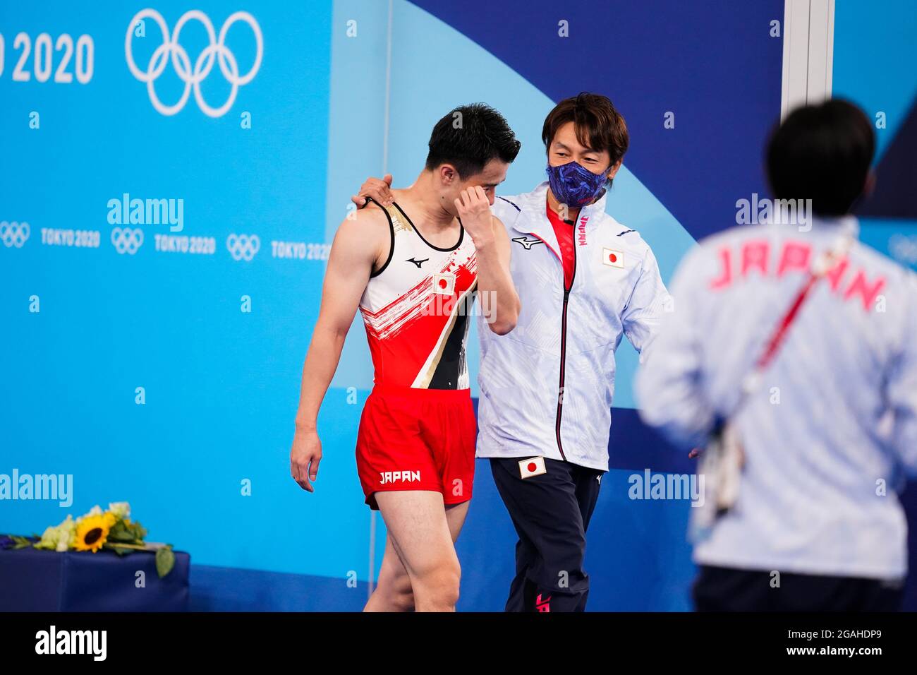 Tokyo, Japan. 31st July, 2021. Daiki Kishi (JPN) Trampoline : Men's Final during the Tokyo 2020 ...