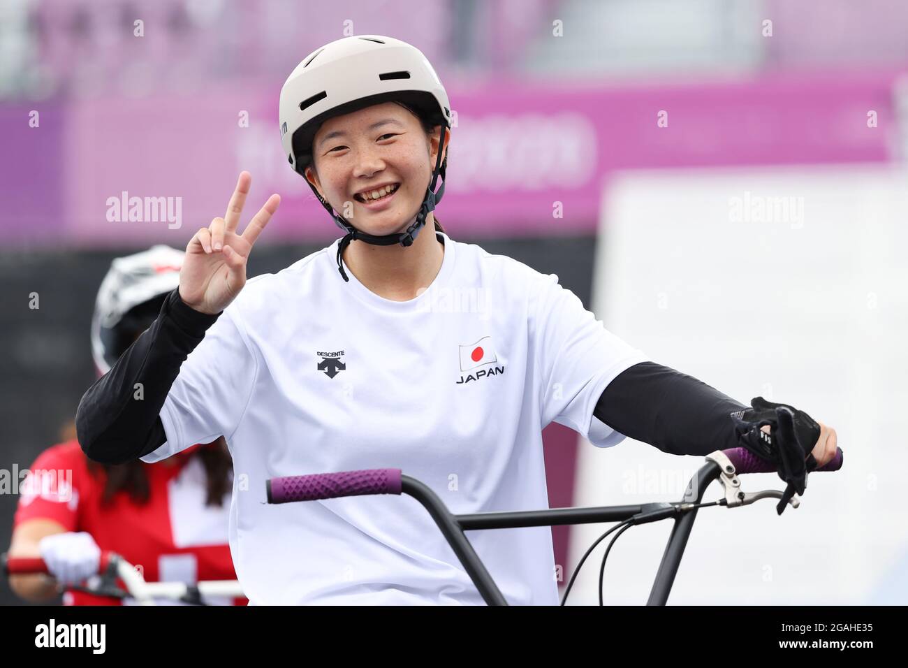 Tokyo, Japan. 31st July, 2021. Minato Oike (JPN) Cycling : BMX Freestyle Women's Park Seeding ...