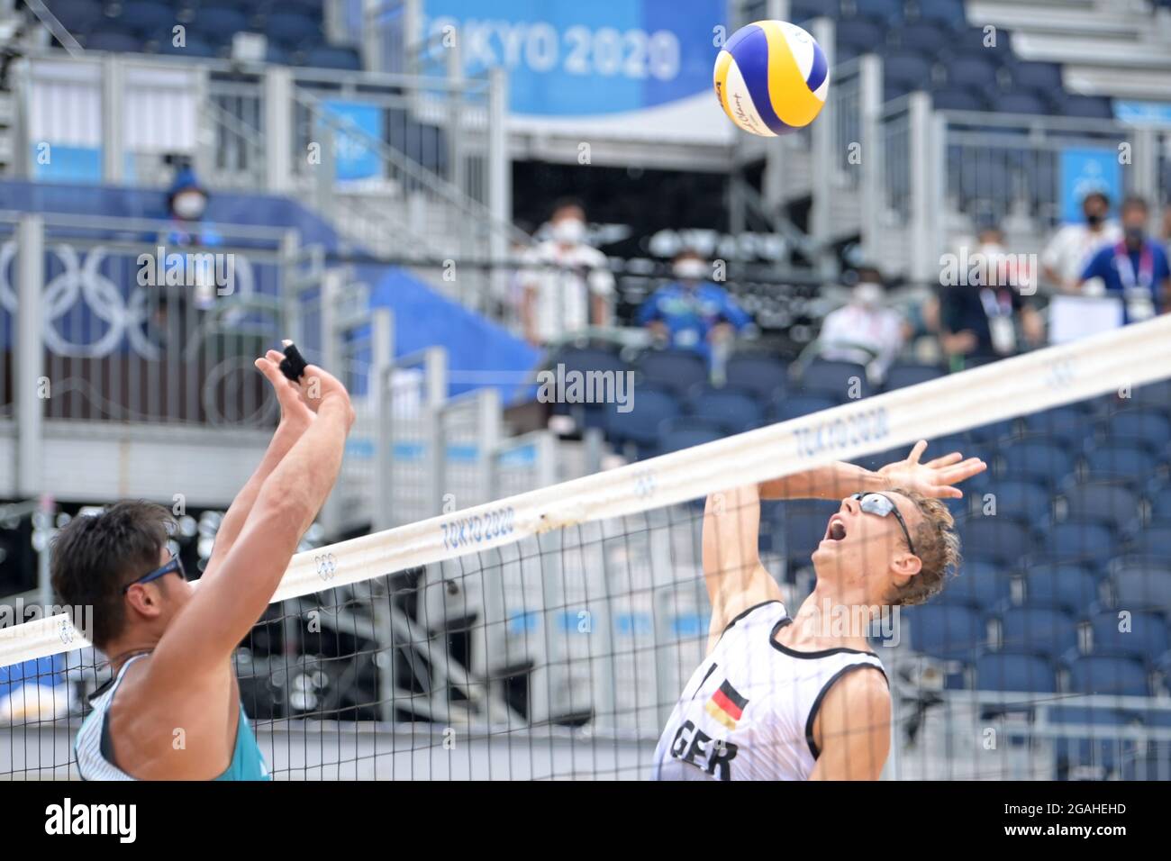 Tokyo, Japan. 31st July, 2021. Volleyball/Beach: Olympics ...