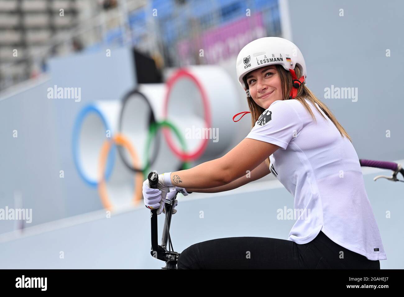 Tokyo, Japan. 31st July, 2021. Lara LESSMANN (GER), action, single ...