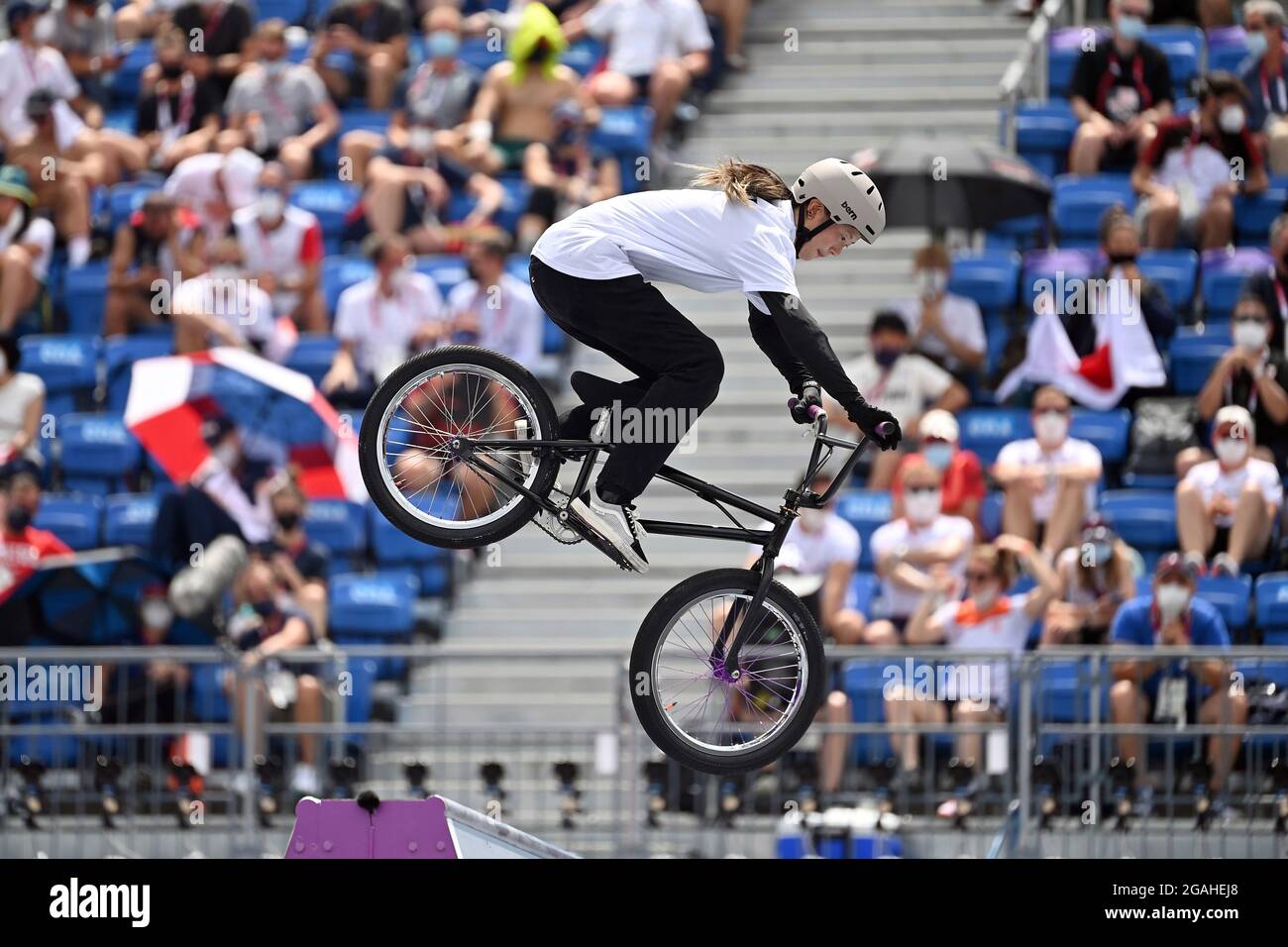Tokyo, Japan. 31st July, 2021. Lara LESSMANN (GER), Cycling BMX ...