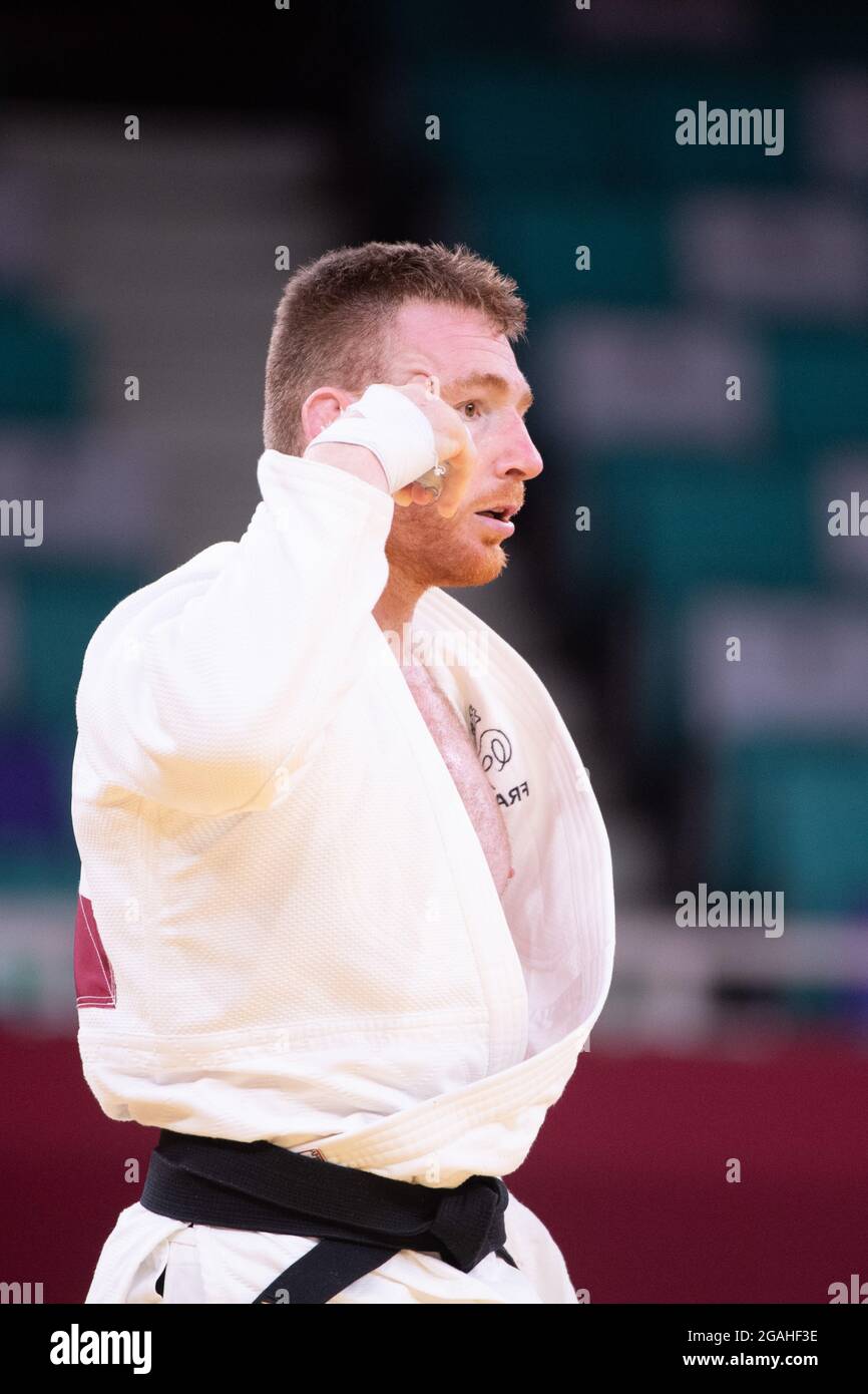 Axel Clerget (FRA) men -90 kg semi final Judo-Mixed Team JULY 31, 2021 ...