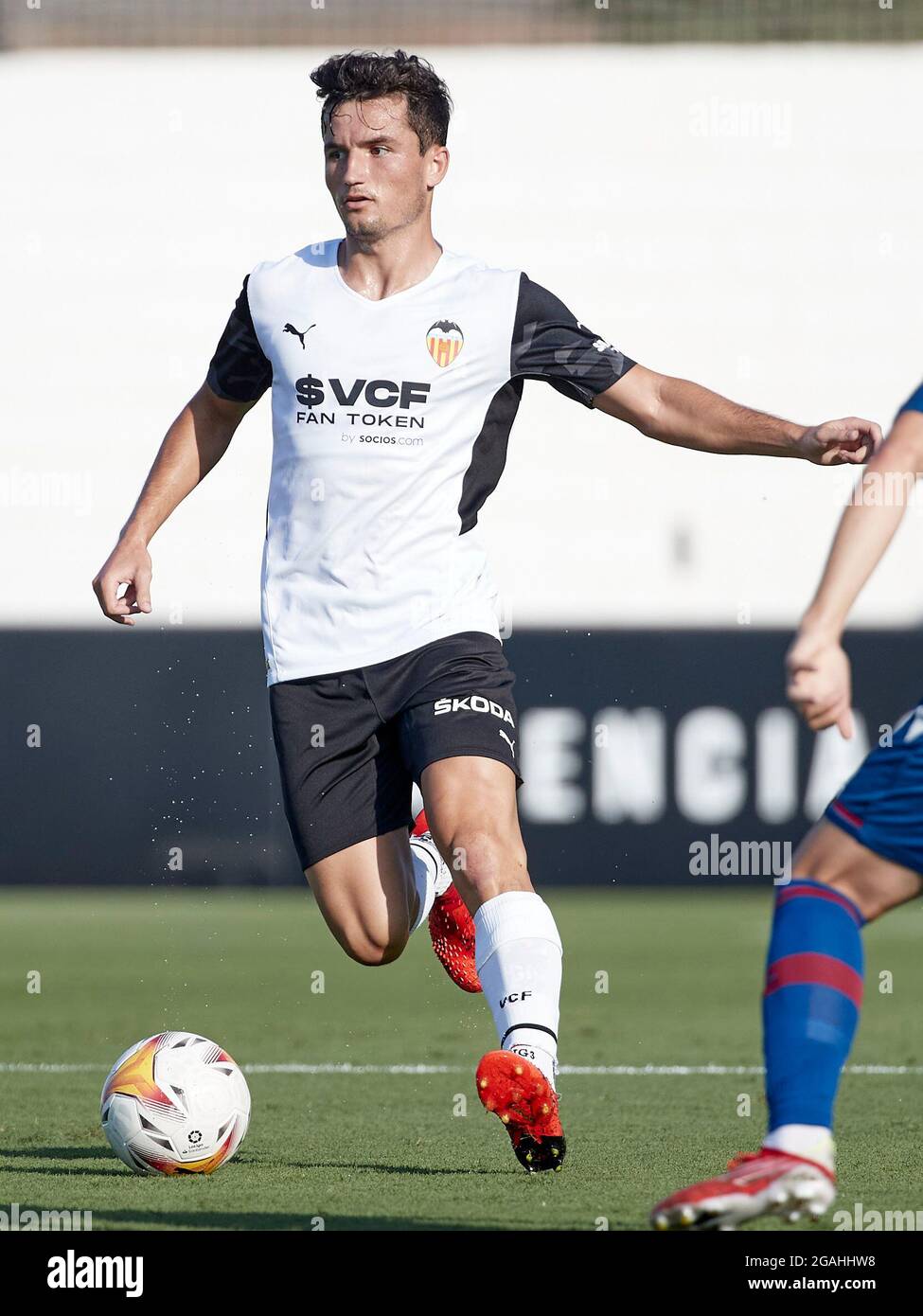 Valencia, Spain. 30th July, 2021. Hugo Guillamon of Valencia CF in ...
