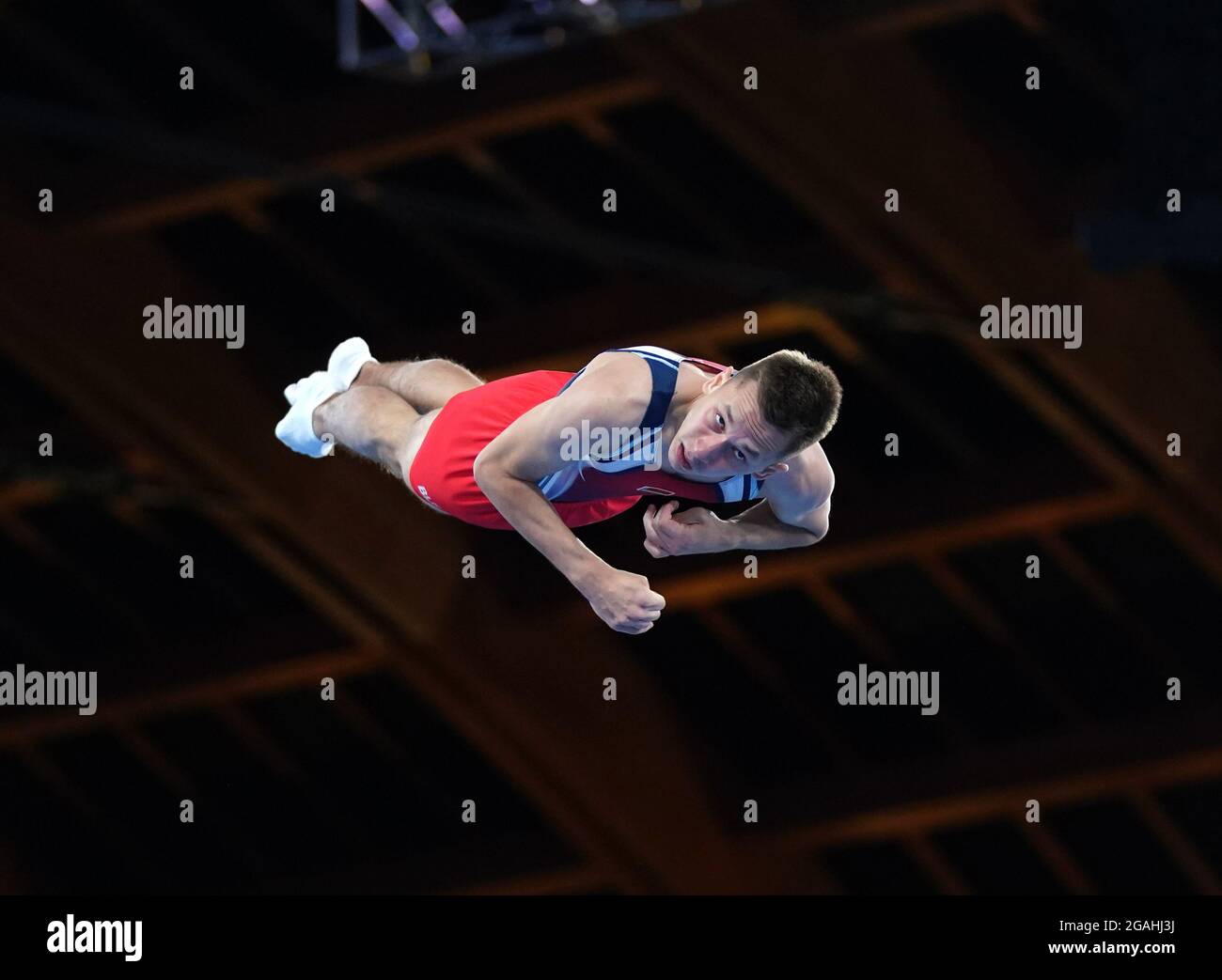 Tokyo, Japan. 31st July, 2021. Ivan Litvinovich of Belarus competes ...