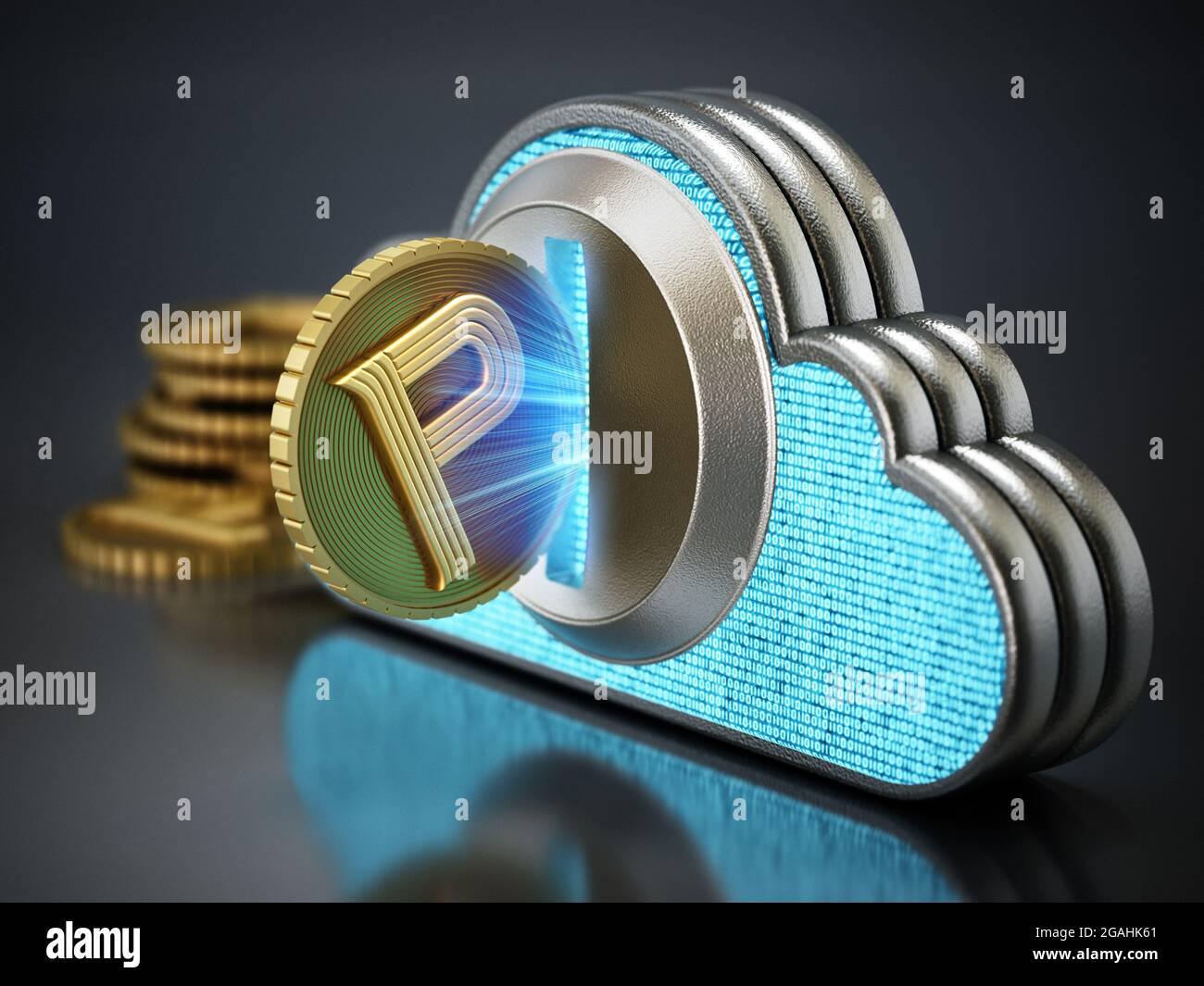 Cryptocurrency cloud mining service hi-res stock photography and images ...