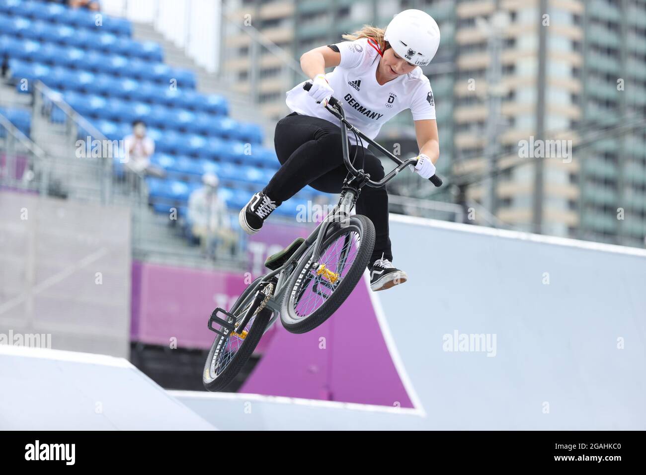 Tokyo, Japan. 31st July, 2021. LESSMANN Lara (GER) Cycling : BMX ...