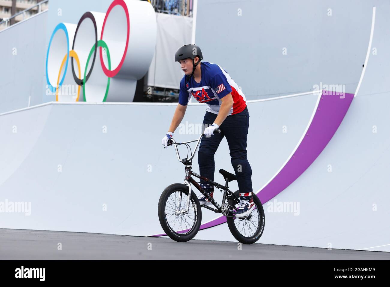 Tokyo, Japan. 31st July, 2021. ROBERTS Hannah (USA) Cycling : BMX ...