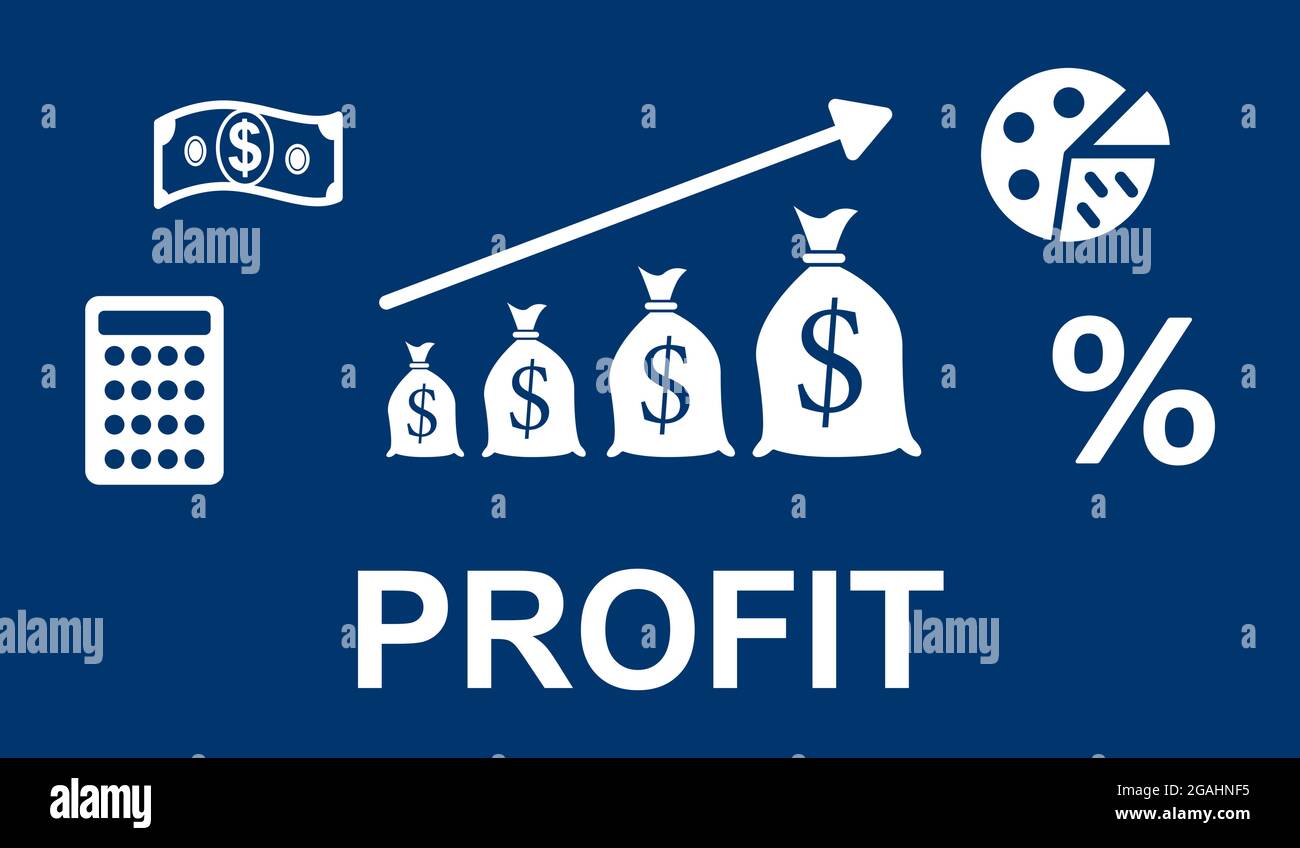 Illustration of a profit concept Stock Photo - Alamy